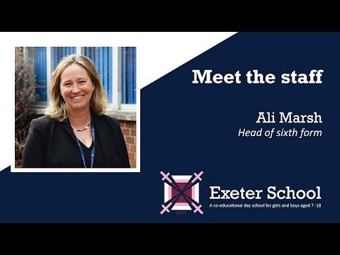 Head of Sixth Form Alison Marsh discusses life in the Sixth Form 23 ...