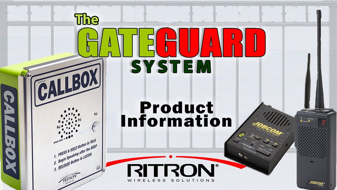 Ritron GateGuard® System - Remote Control - YouTube
