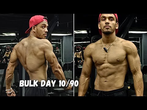 Day 10/90 Days Bulk - Chest & Back workout 💪🤘 - YouTube