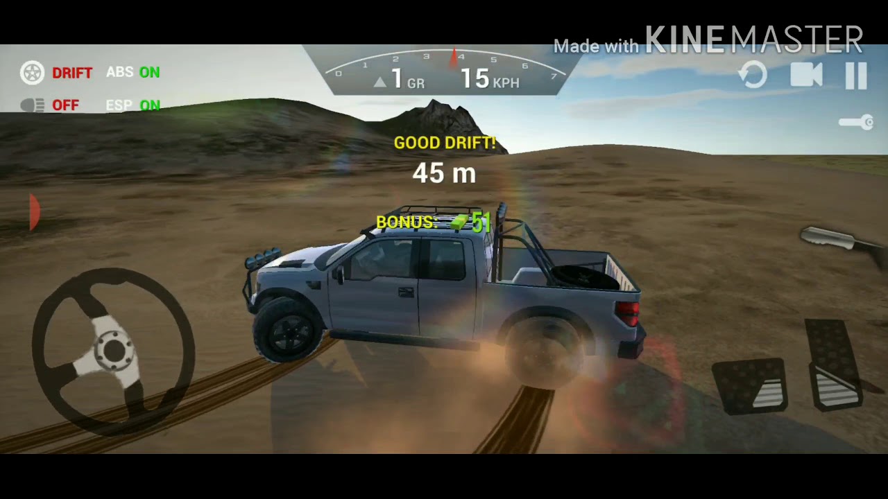 Car driving drift mode - YouTube