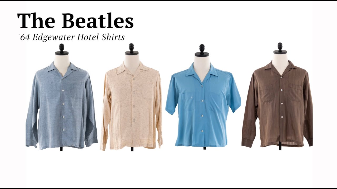 The Beatles '64 Edgewater Hotel Seattle Shirts - YouTube