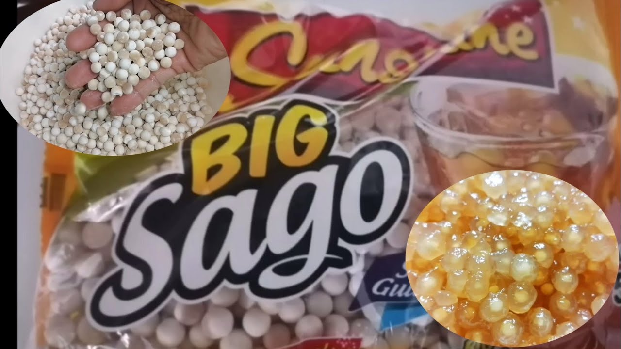 How to Cook Big Sago Step by step - YouTube