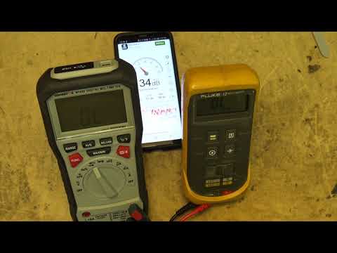 Fluke 12 continuity buzzer level vs Mustool meter