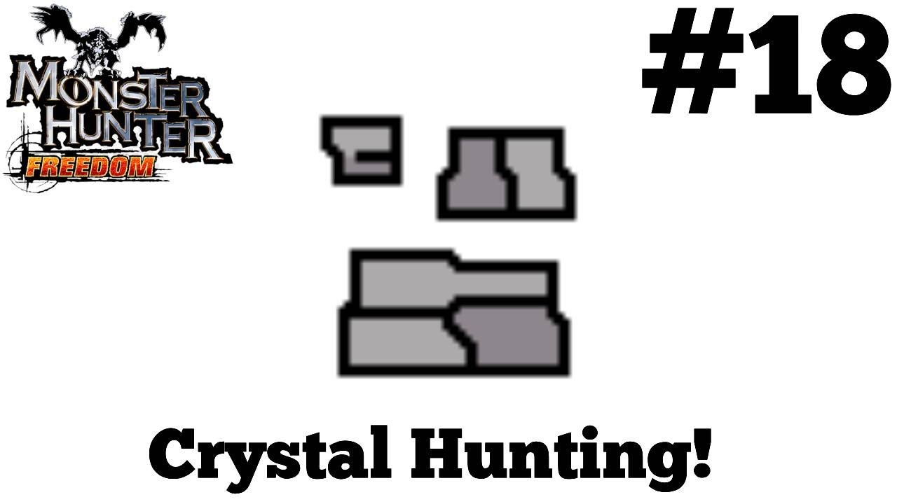 Monster Hunter Freedom #18 - Crystal Hunting - YouTube