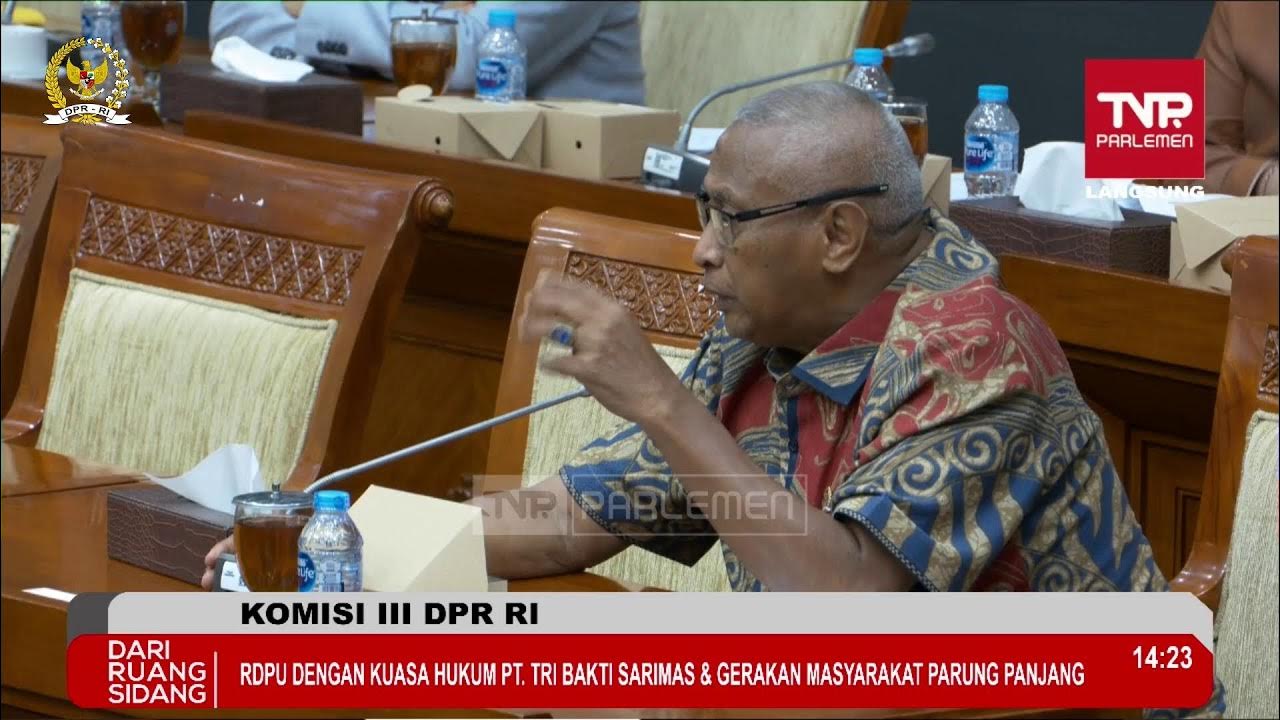 LIVE STREAMING - RDPU KOMISI III DPR RI - YouTube