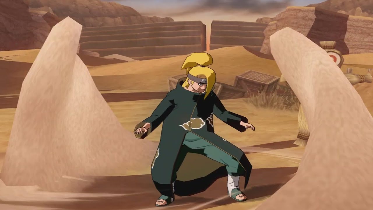 {Gaara Vs Deidara} Naruto Shippuden Ultimate Ninja 5 - YouTube