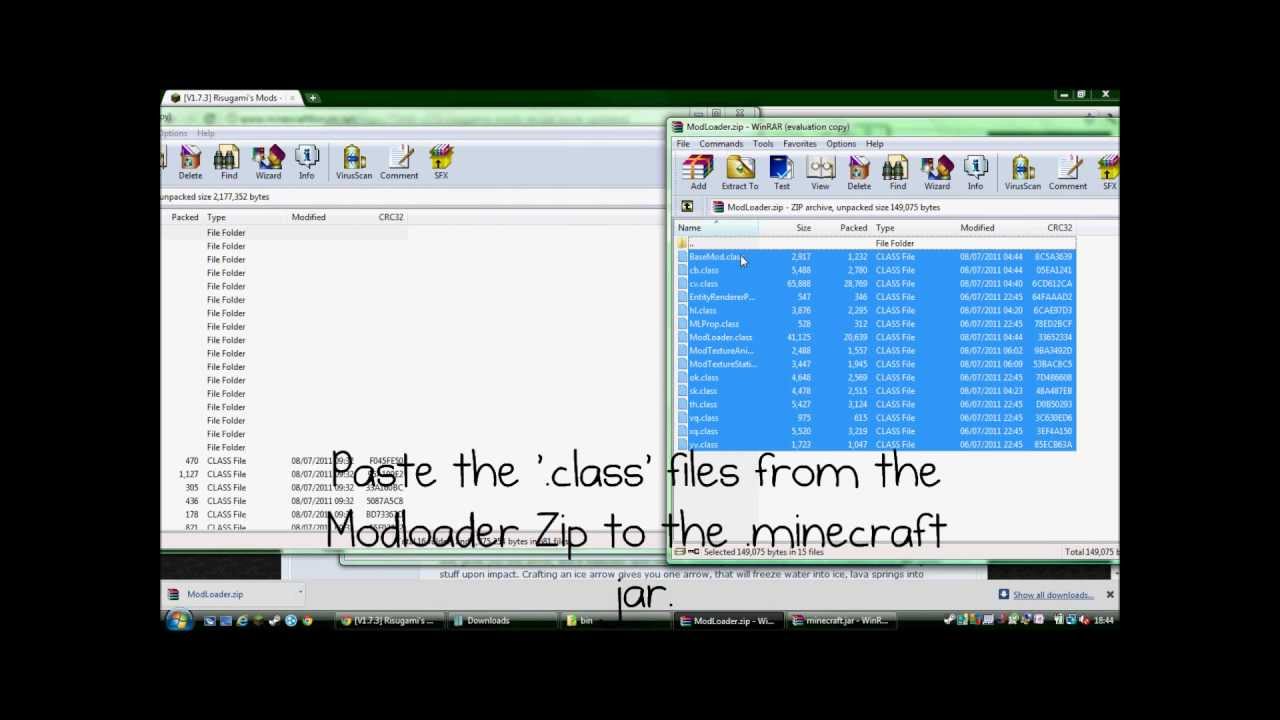 Minecraft: How to install ModLoader 1.7.3 - YouTube