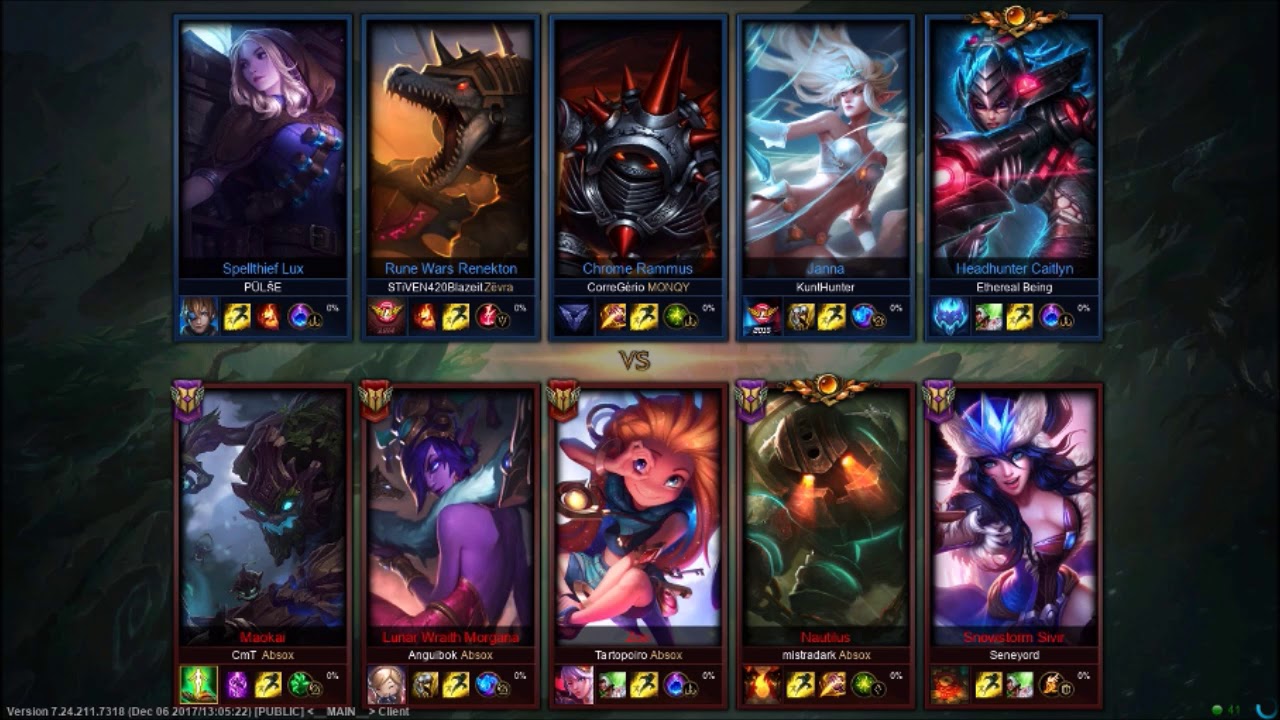 APKSR, LoL Clash tournament 5v5 T1J1 - YouTube