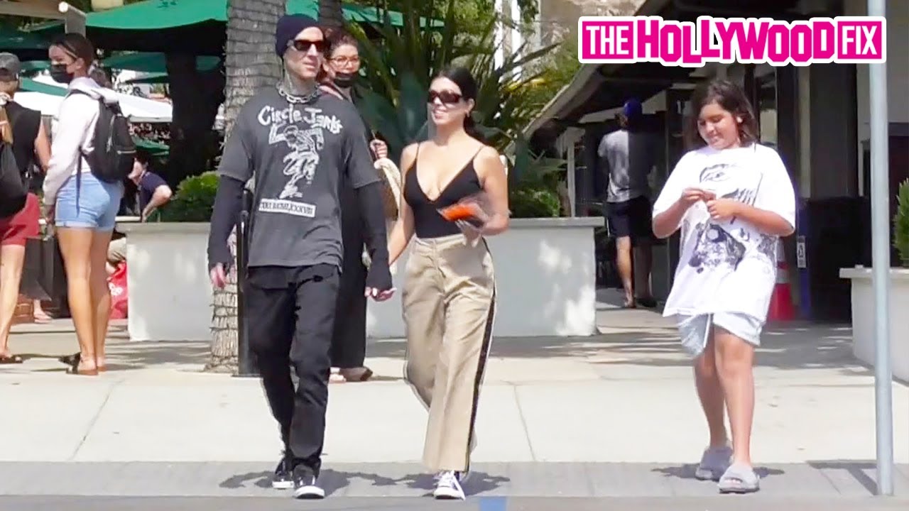 Kourtney Kardashian, New Boyfriend Travis Barker & Son Mason Disick ...