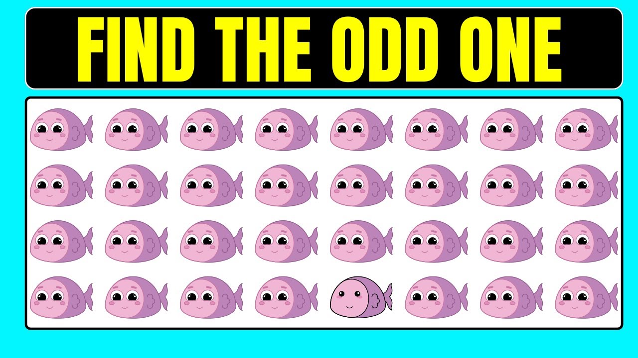 Find The ODD ONE OUT - Episode- # 10 | 22 Easy, Medium ,Hard Levels odd ...