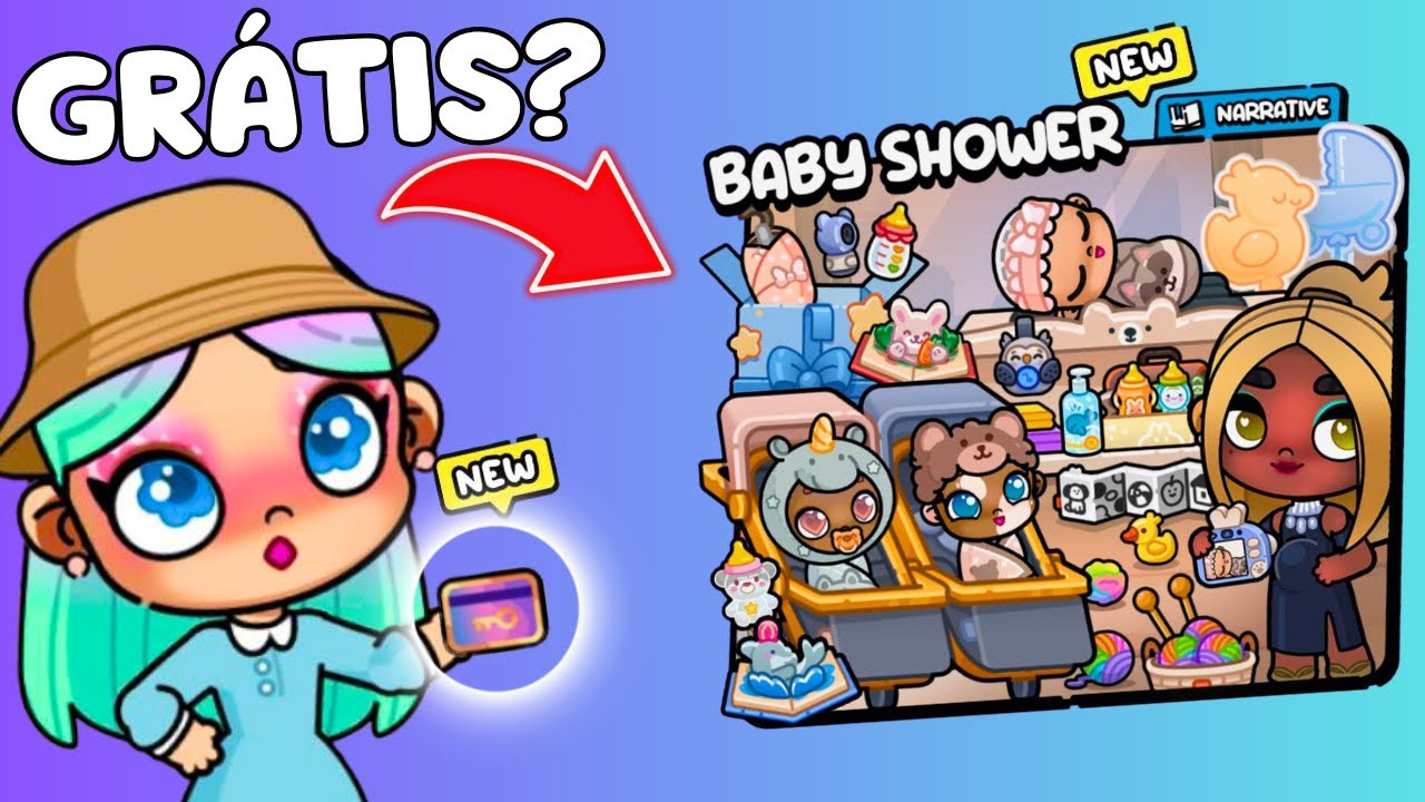 🤫 COMO TER O PACOTE de BEBÊ GRÁTIS? no AVATAR WORLD - YouTube