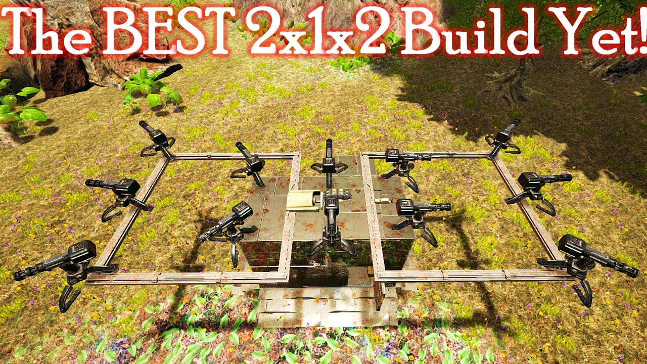 2nd Edition Compact 2x1 Solo PvP Base! (ARK Survival Evolved) - YouTube