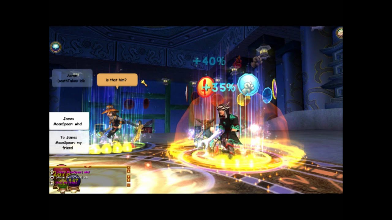 wizard101 strongest hit with efreet! - YouTube