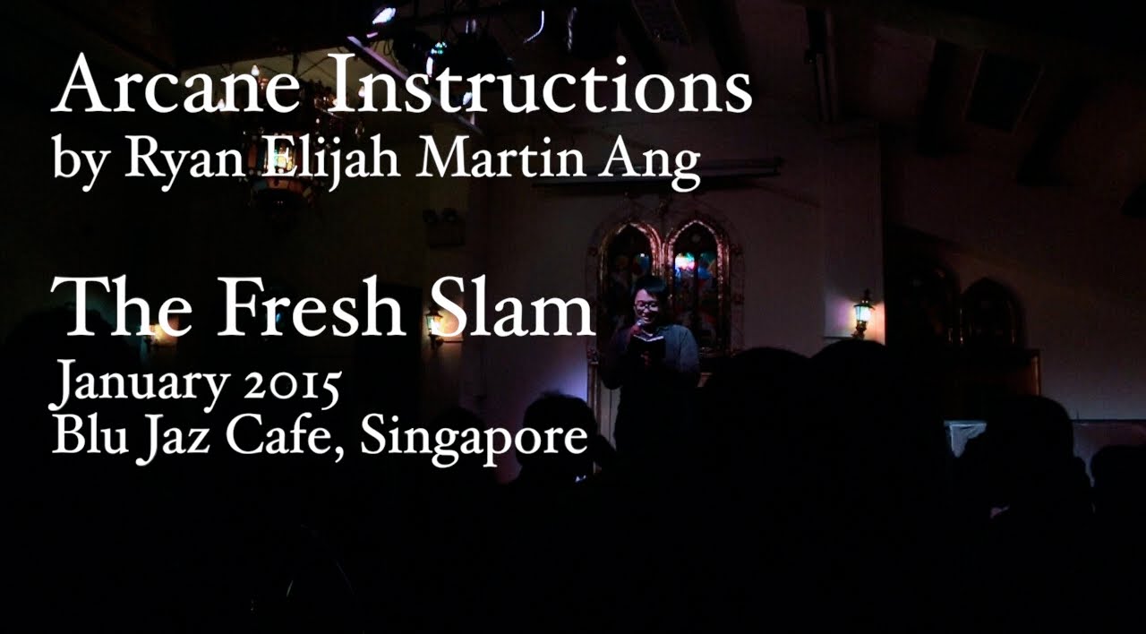 Ryan Elijah Martin Ang - Arcane Instructions - YouTube