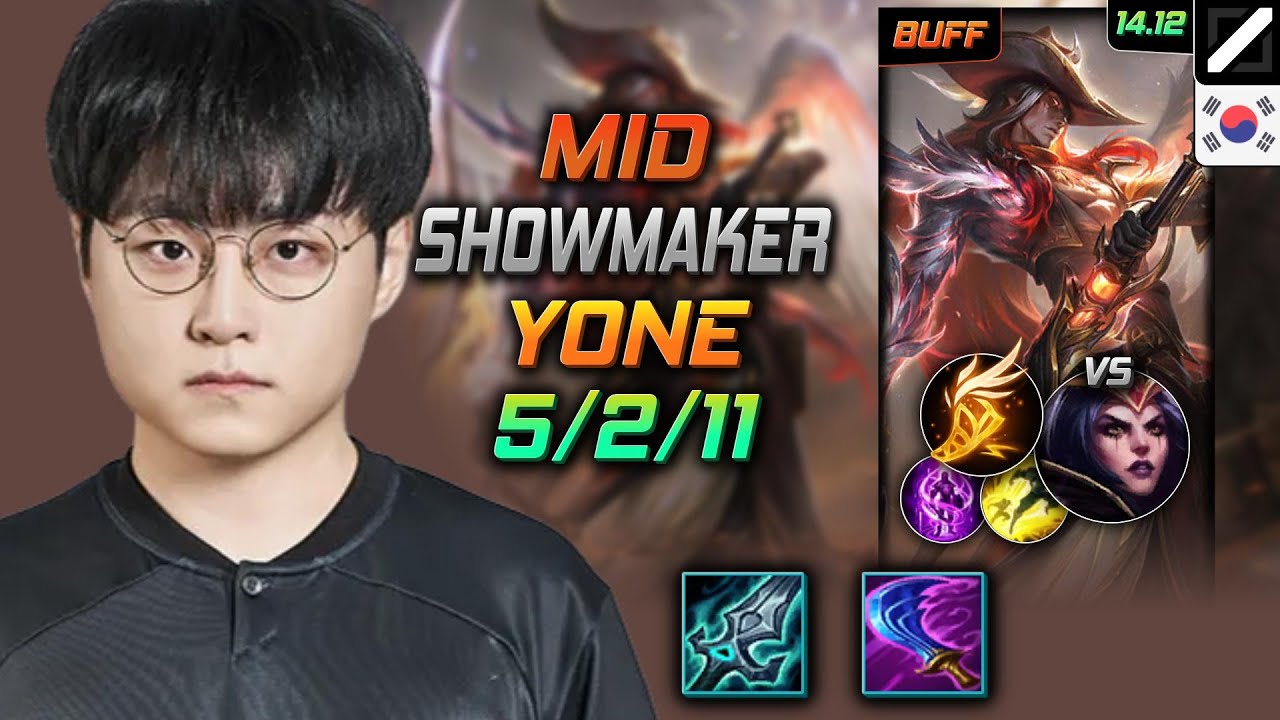 Yone Mid Build ShowMaker Blade of The Ruined King Fleet Footwork - LOL ...