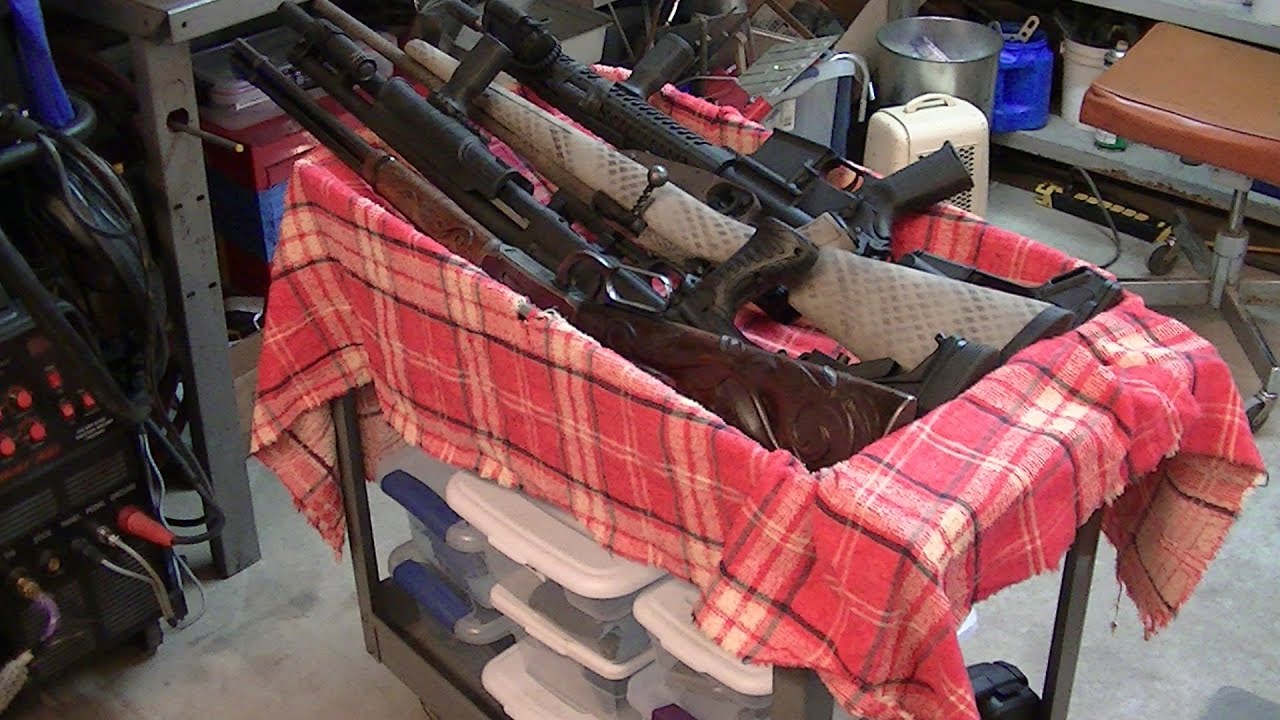 Gun Cart and Safe Gun Storage - YouTube