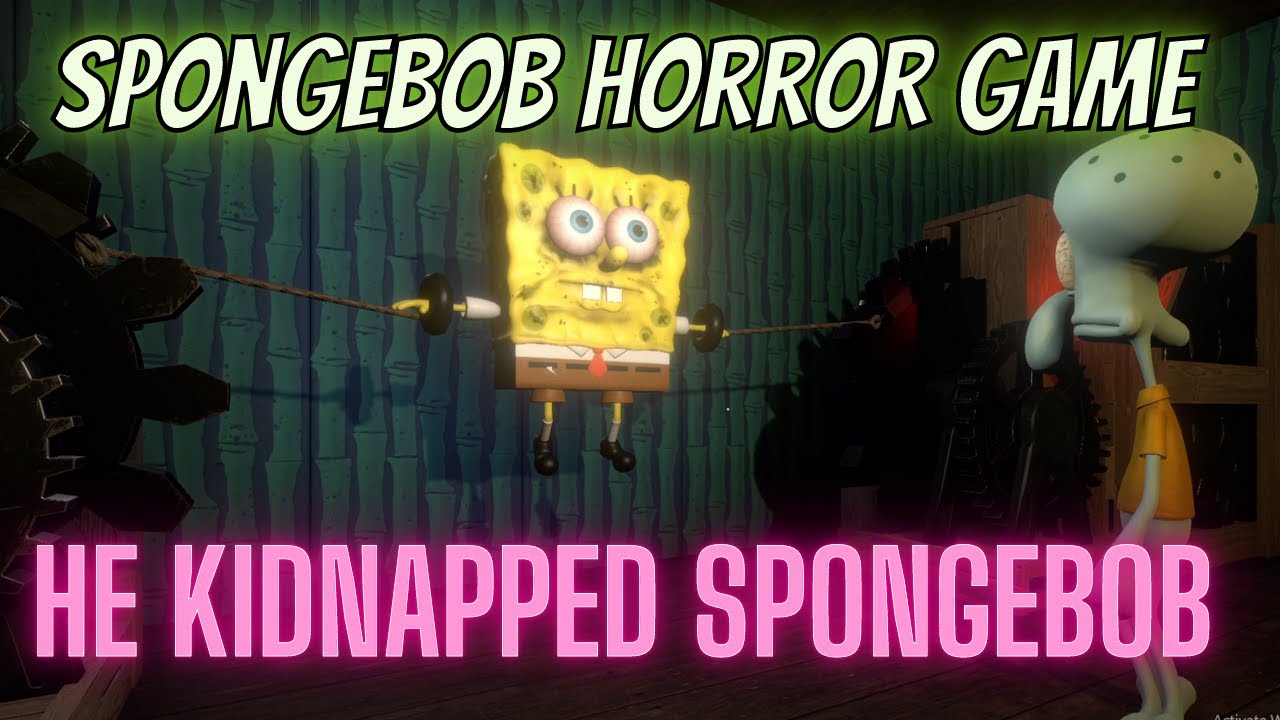 Spongebob horror game 😨😱 - YouTube