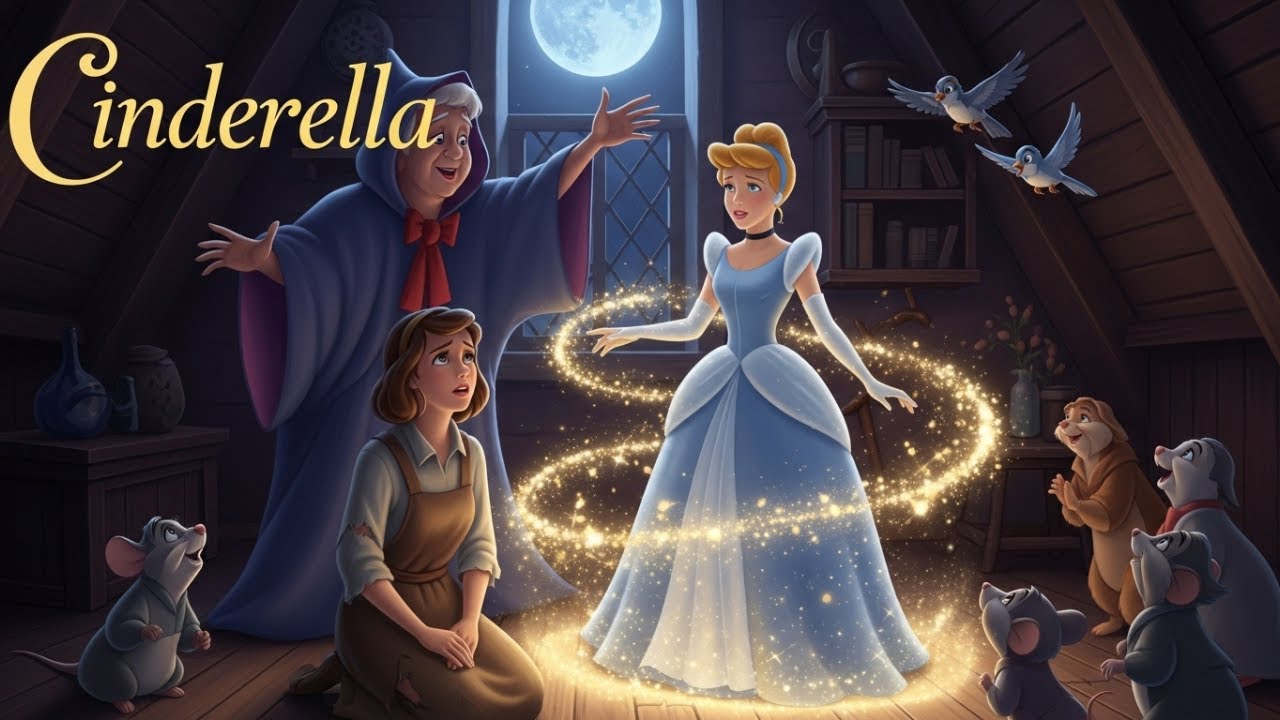 Cinderella: The Magical Glass Slipper Story | Fairy Tales - YouTube