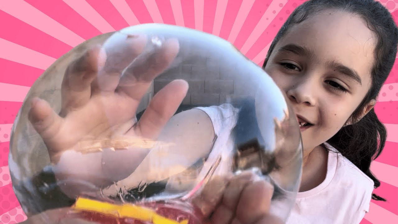 Sticky slime to inflate and make ballons #SlimeBallon - YouTube