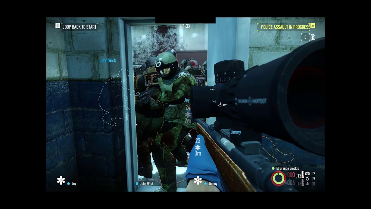 Payday 2 | Cursed Kill Room [Death Sentance] [One Down] - YouTube