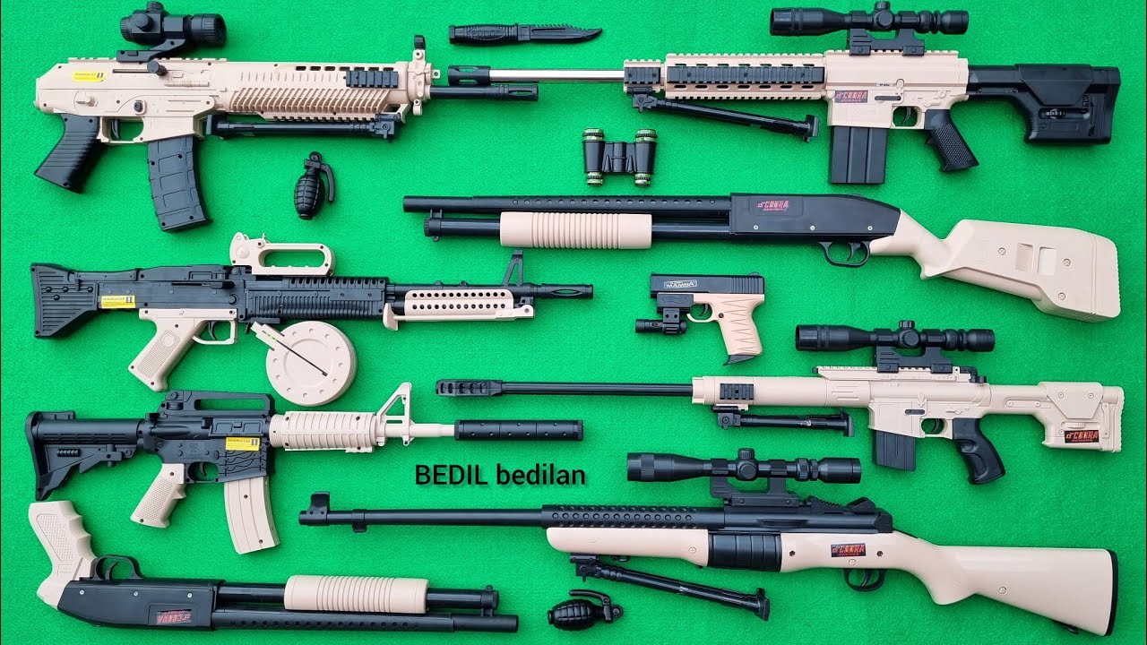 Collecting 7 Assault Rifle D’COBRA, Sniper, Pistol Black mamba, M16 gun ...