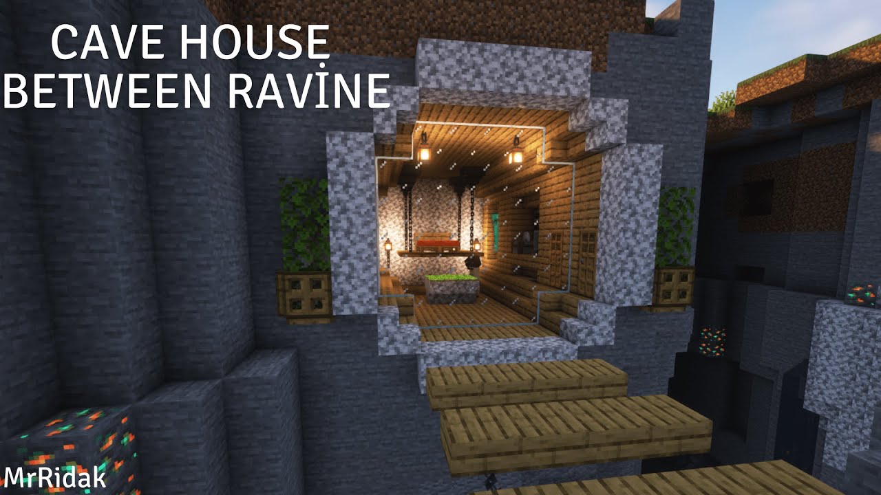 Minecraft: How To Build a Cave House (Tutorial) #minecraft - YouTube
