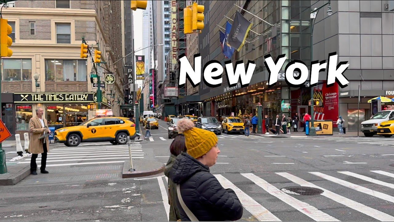 Virtual Walk New York City Walking NYC November 30 Manhattan 4k Tour ...