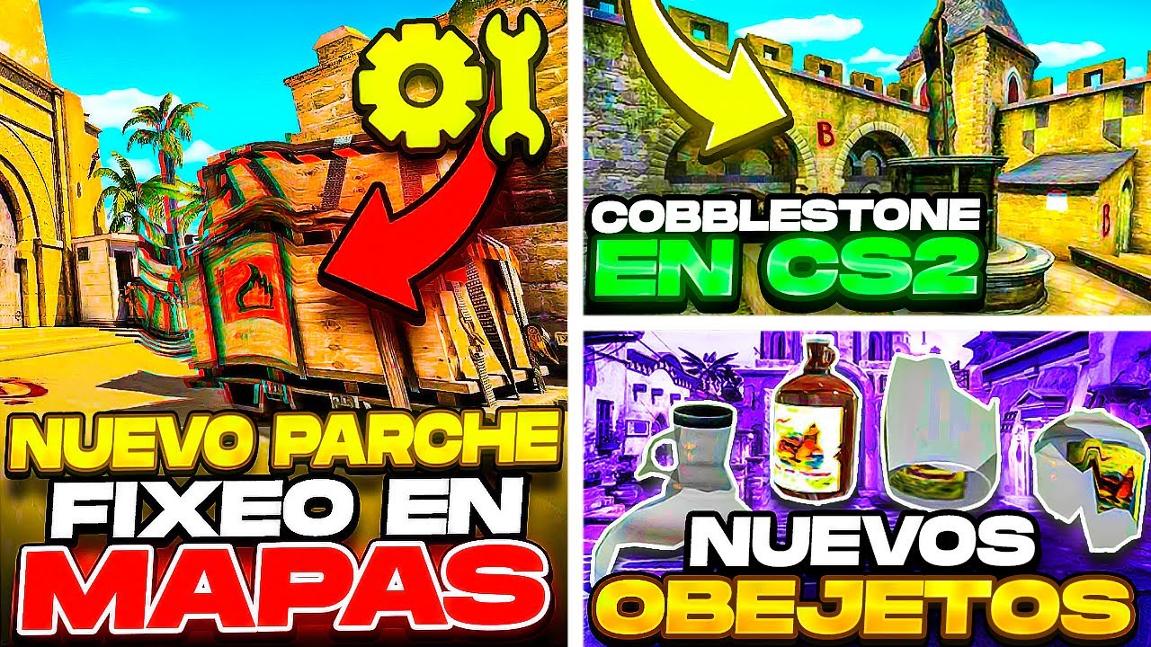 UPDATE CS2 | ARREGLOS EN MAPAS & MOVIMIENTO | NUEVOS OBJETOS?! | FILTRACION: COBBLESTONE & CACHE ...