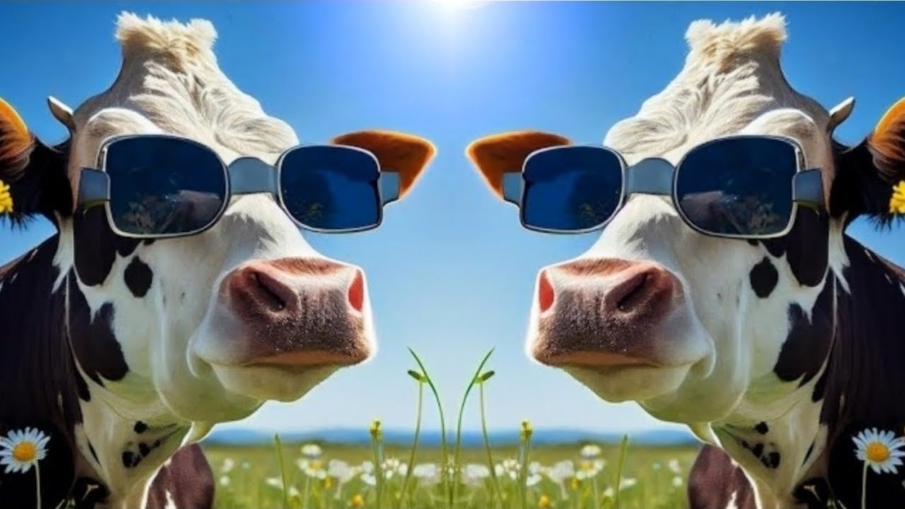 FUNNY COW DANCE TWIN COW 4│ Cow Song & Cow Videos 2024 | Cow dance mix ...