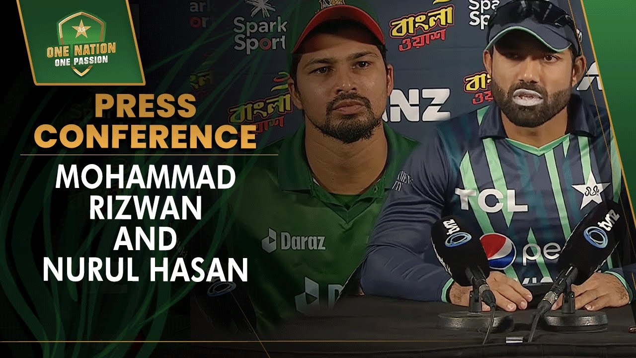 Mohammad Rizwan and Nurul Hasan Press Conference | PCB | MA2T - YouTube