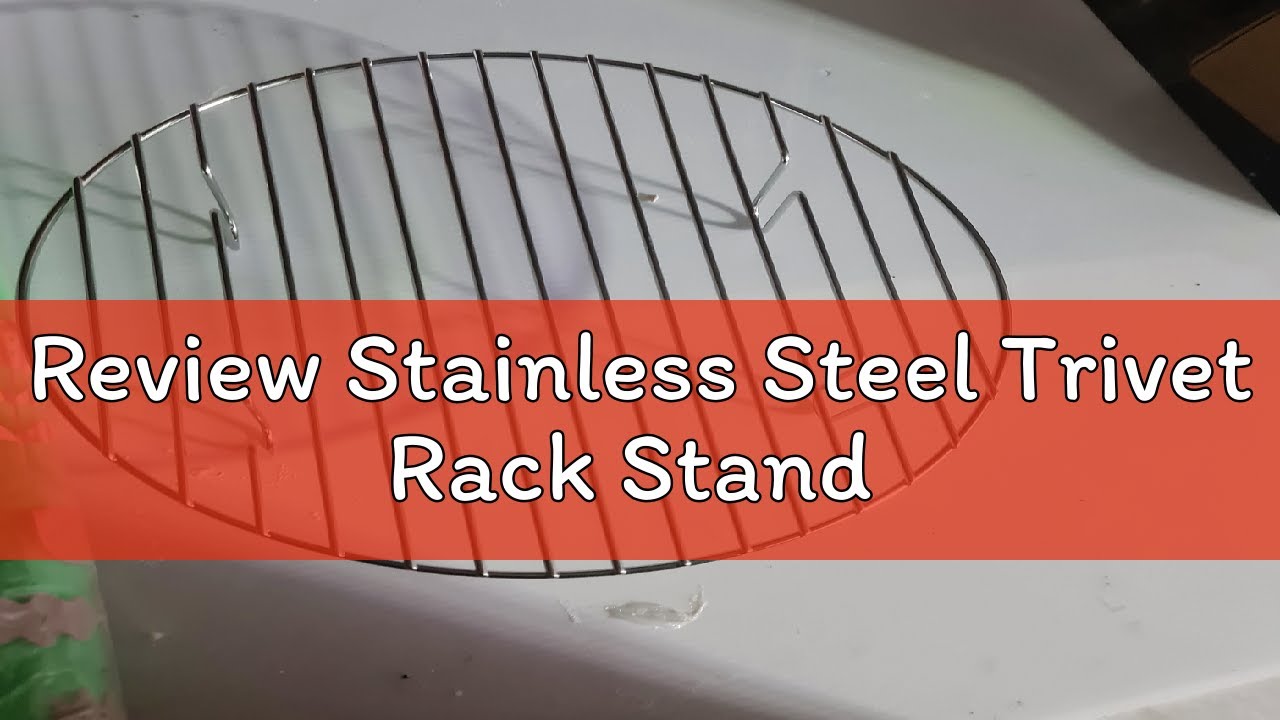 Review Stainless Steel Trivet Rack Stand - YouTube