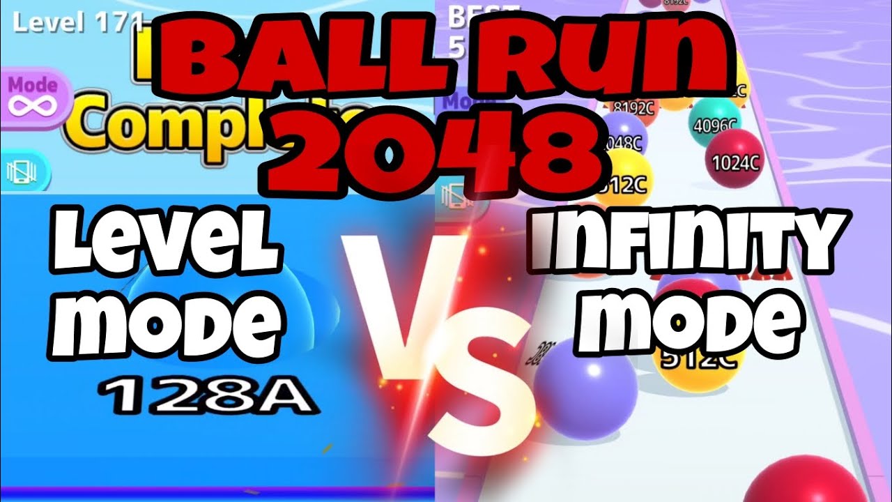 Ball Run Level mode VS Ball Run Infinity mode,whats the best?🤔 # ...