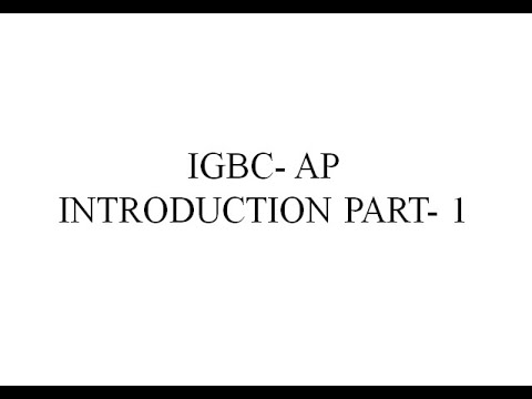 IGBC AP EXAM- INTRODUCTION PART 1 - YouTube