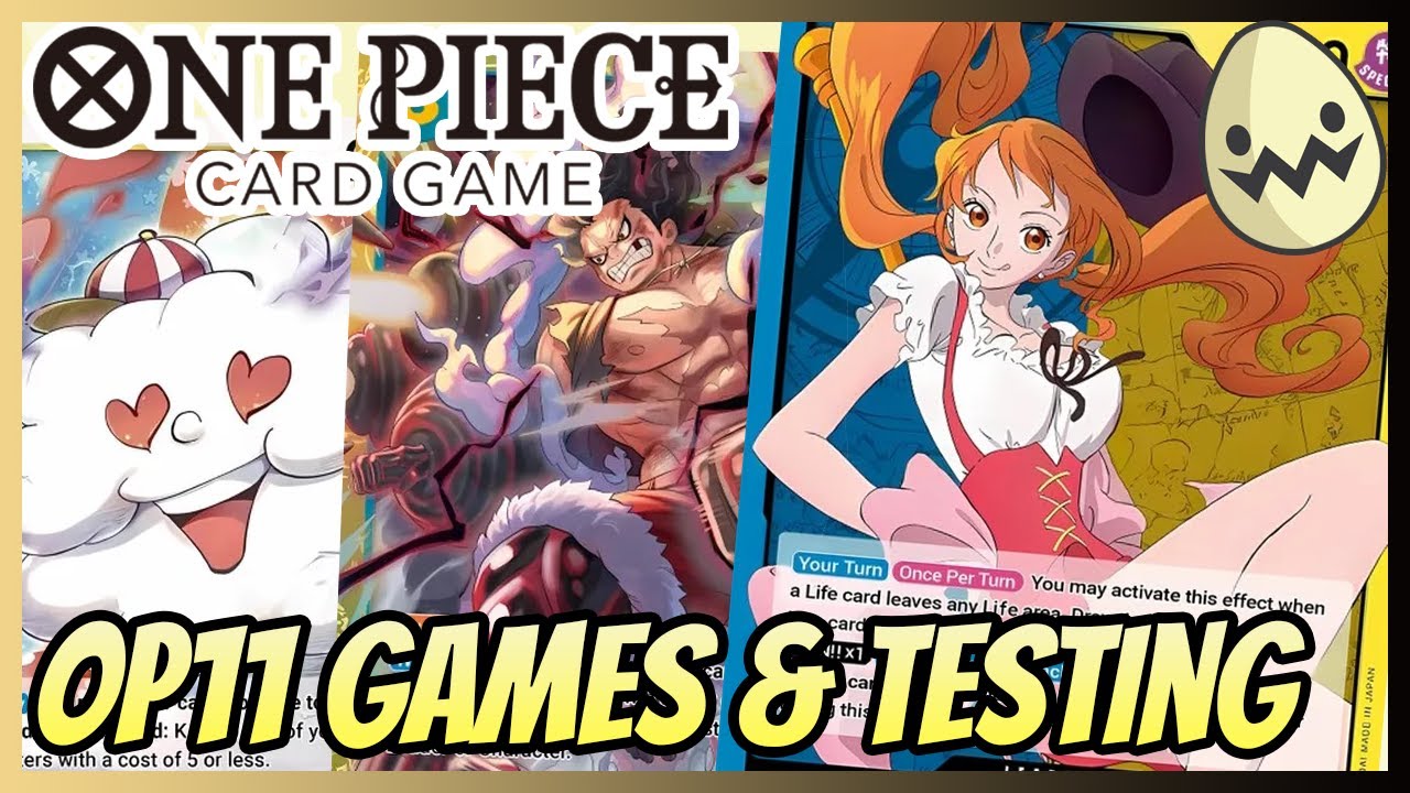 One Piece Card Game: OP11 Nami Testing! - YouTube
