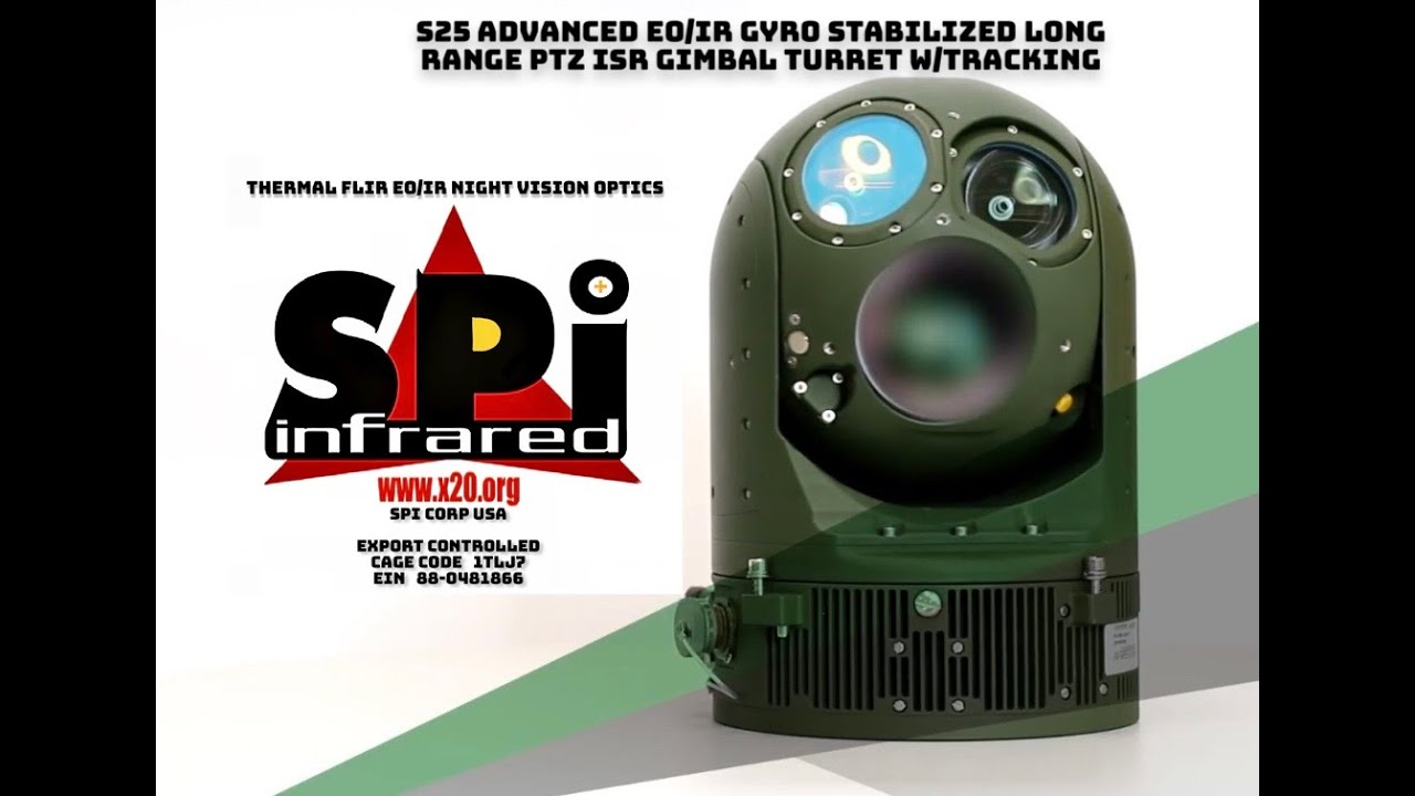 Long range maritime 4k PTZ eoir Multi sensor thermal imaging flir camera with LRF and Gyro ...