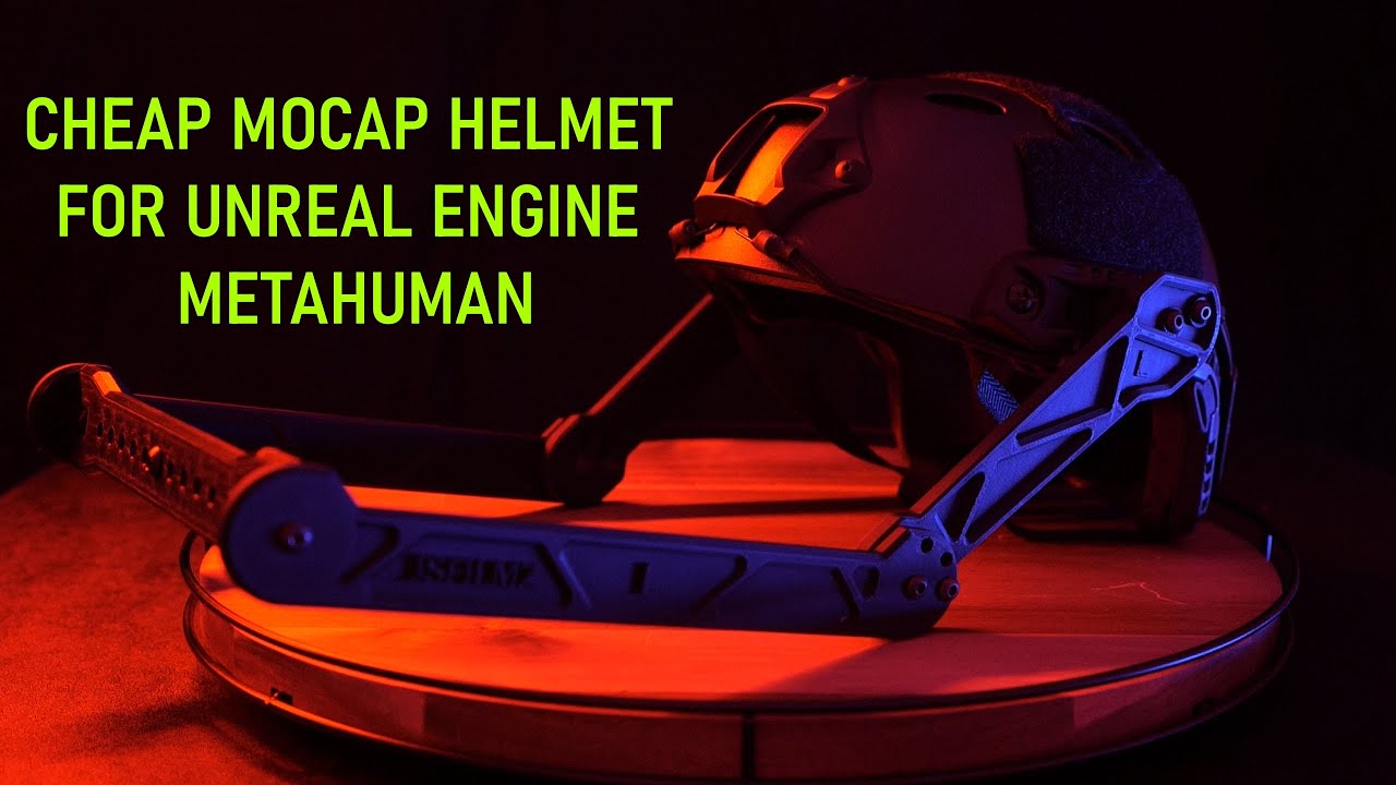 Cheap Mocap Helmet for Unreal Engine 5.2 Metahuman - YouTube