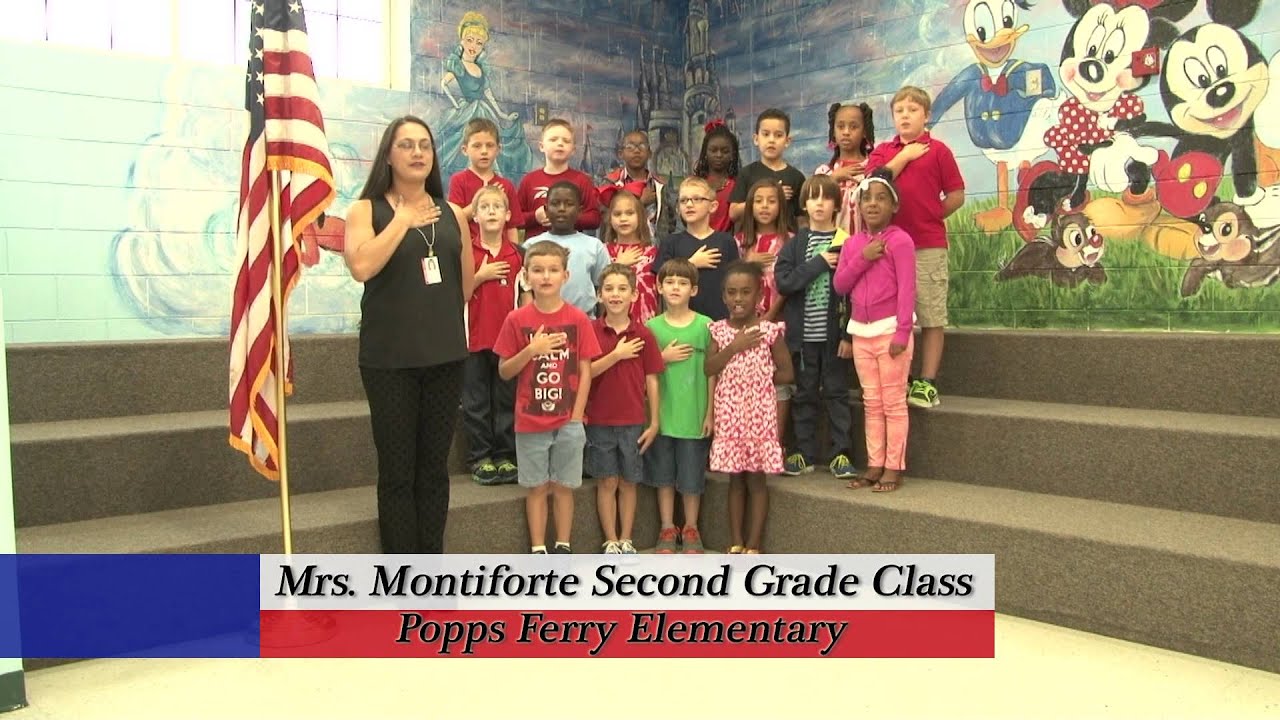 Popps Ferry Elementary - Mrs. Montiforte's Second Grade Class - YouTube