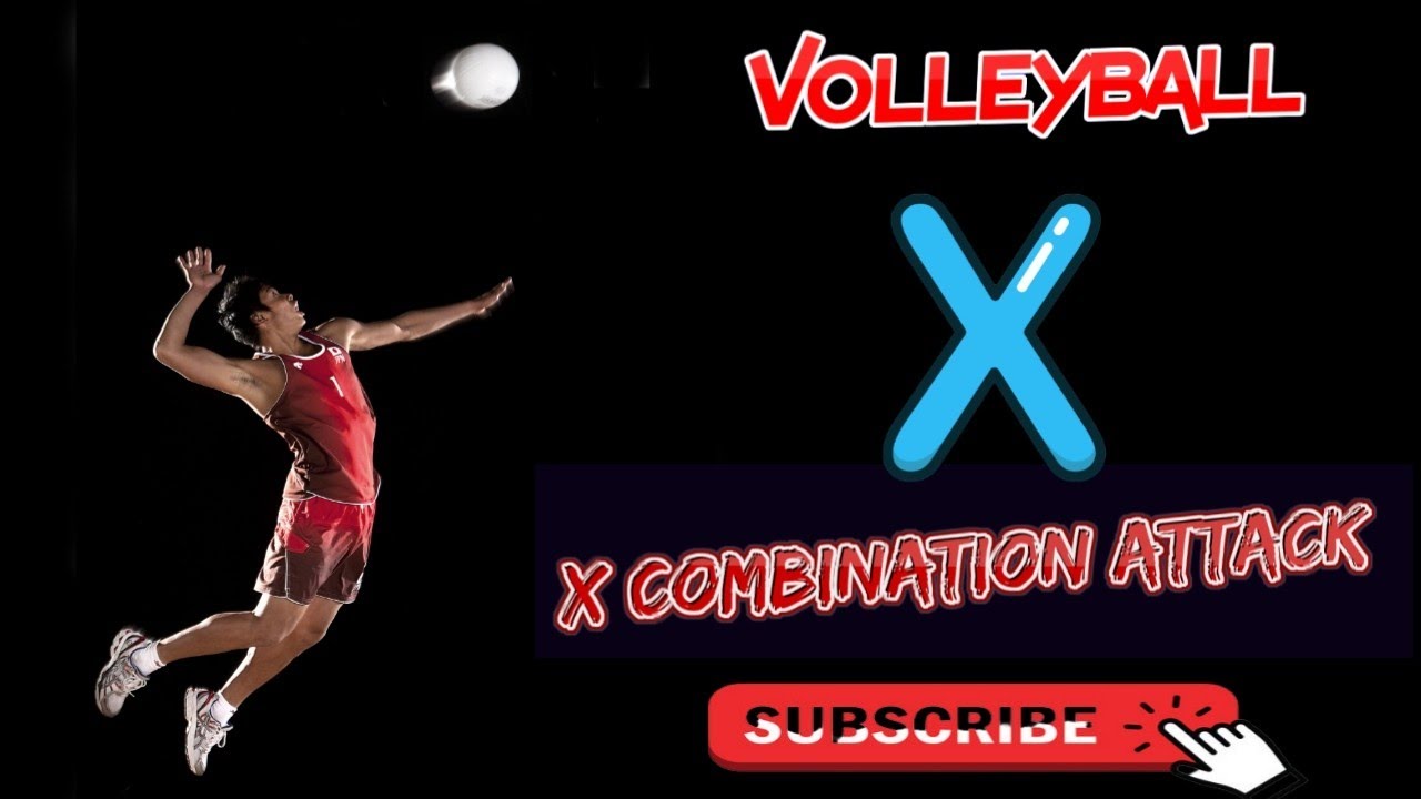 Volleyball X Combination Attack, Volleyball Tutorial - YouTube
