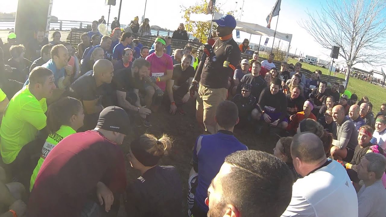 Sean Corvelle warmup speech - Tough Mudder Tri-State 2015 11/8 - 8:45 ...