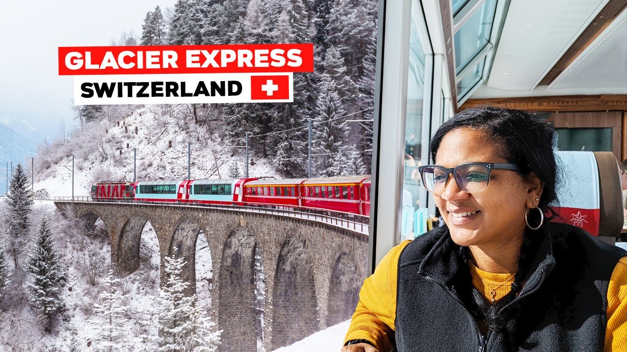 Glacier Express Switzerland First Class Train | 8 Hours on the Most ...