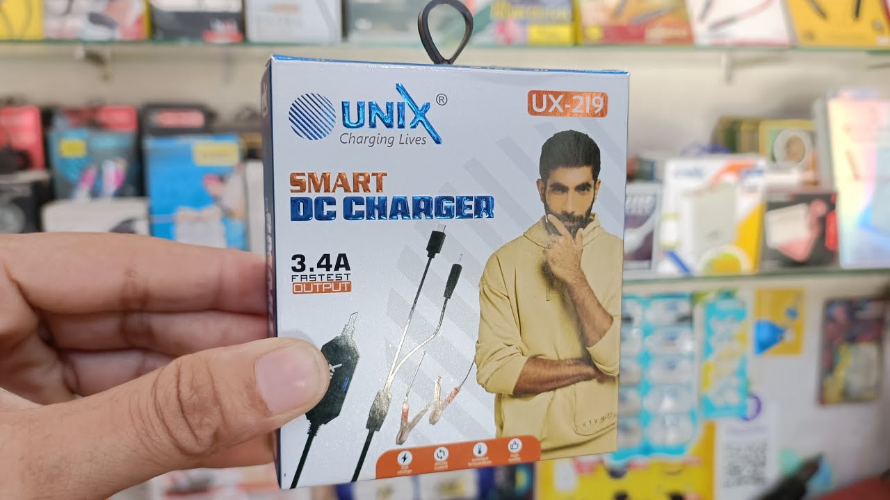 Unix Smart DC Charger || Battery Charger || UX-219 || 3.4A Super Fast ...