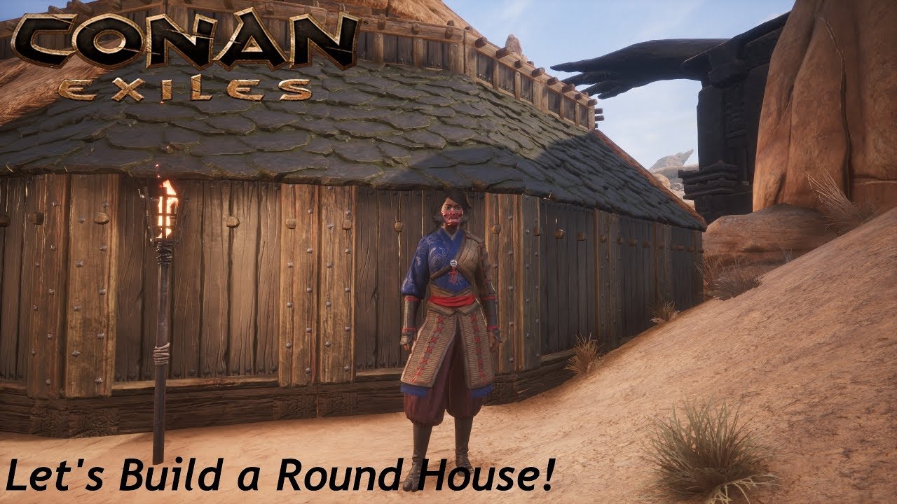 Conan Exiles | Round House Build - YouTube