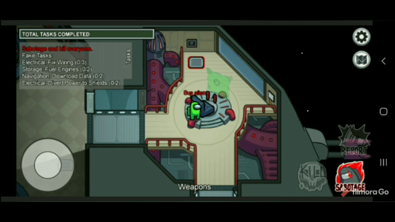 Among us faking weapons task #shorts - YouTube