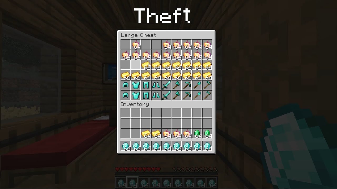 Committing Crimes in Minecraft - YouTube