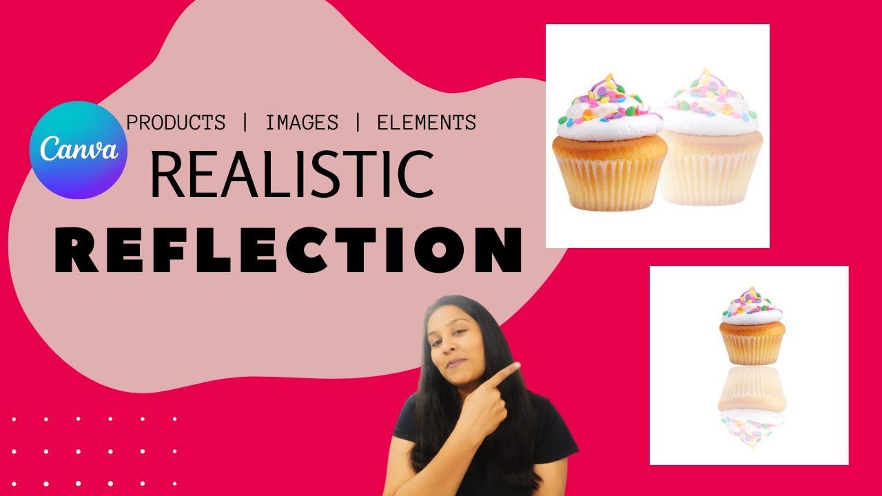 Super Easy to create Realistic Reflections Effects in Canva! | Photo ...