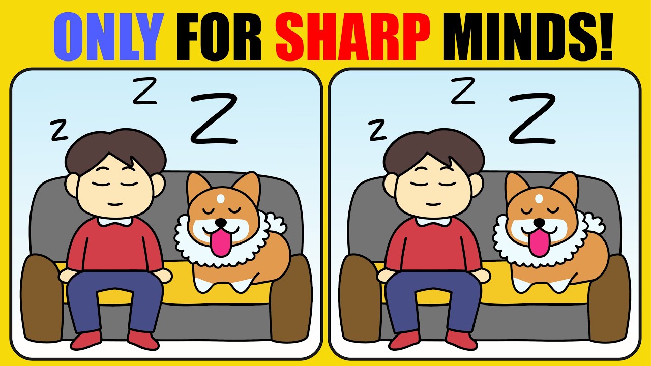 Find 7 Differences in 60 Seconds—Only a Genius Can Solve This Puzzle! 🔍 ...