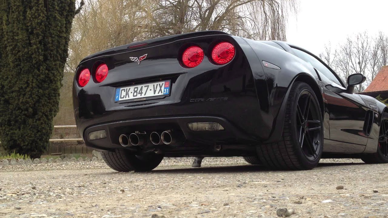 C6 Z06 exhaust mods - YouTube