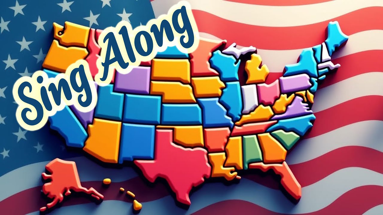 50 States Song - Sing Along! Memorize U.S. States Quickly! - YouTube