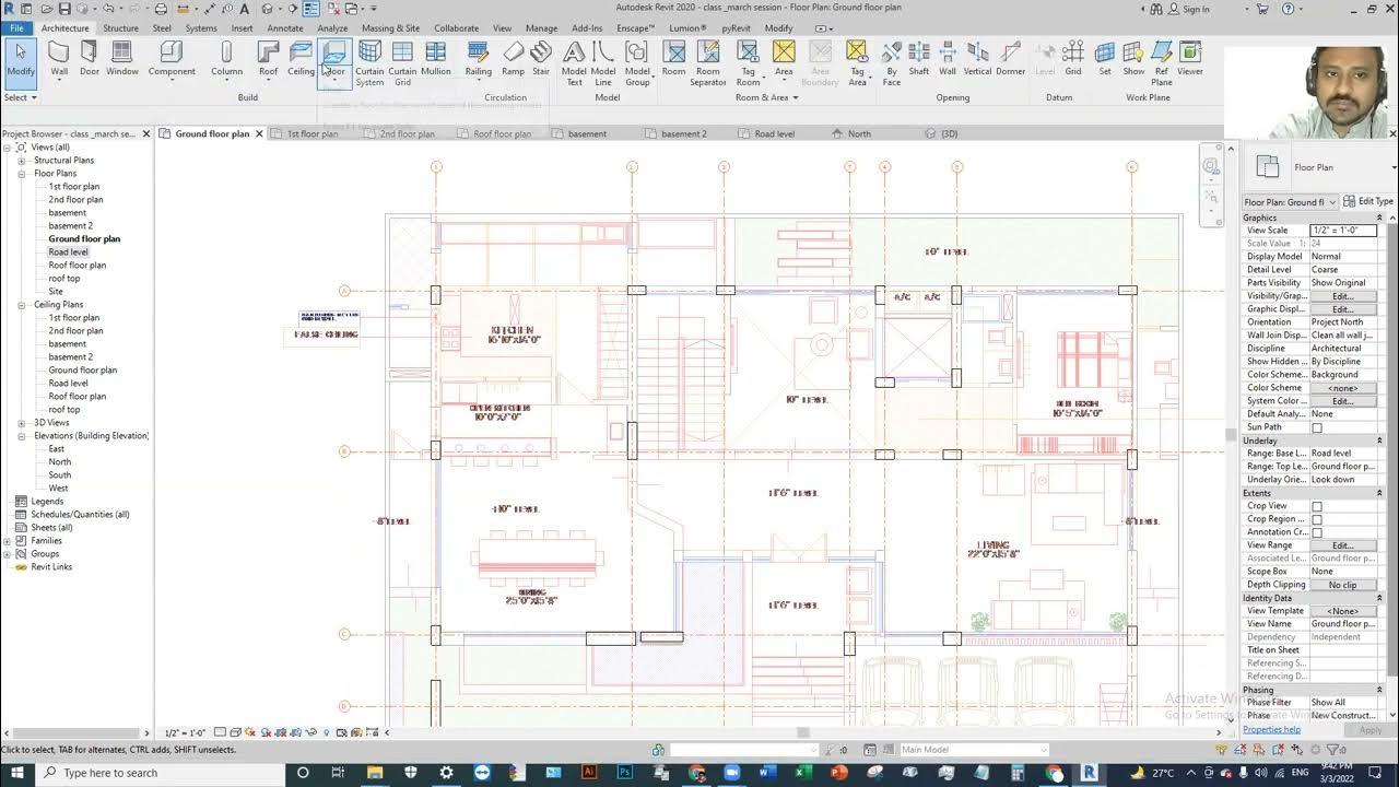 Revit Architecture Course Class 2 Part G In Bangla Youtube