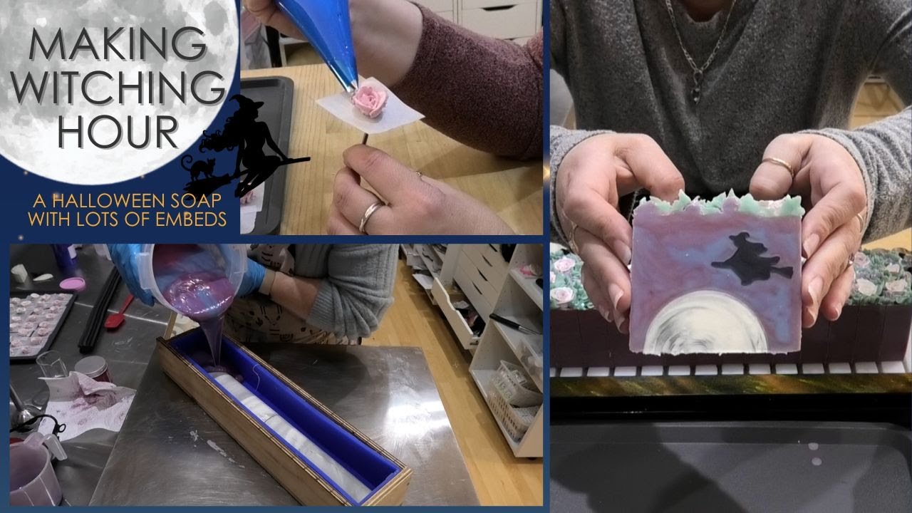 Witching Hour Cold Process Soap - Halloween Edition!!! A soap with lots ...